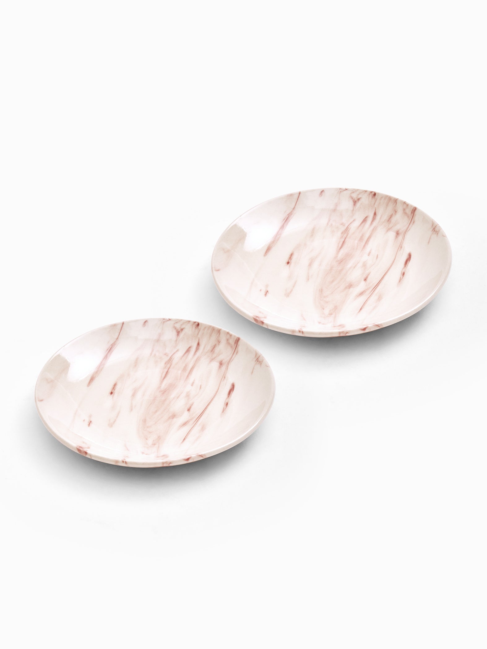 Buy Pink Marble Quarter Plate Set Online | The Label Life